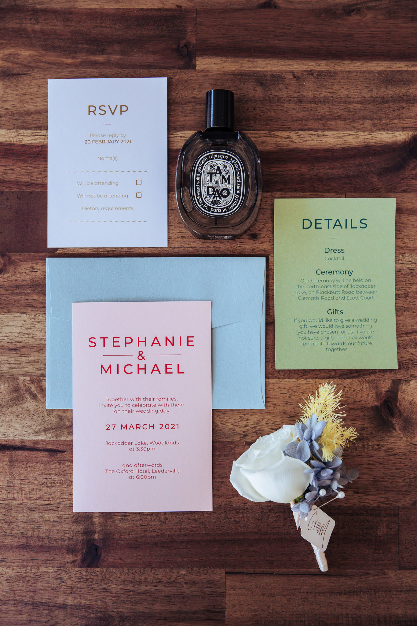 STEPHANIE & MICHAEL'S PERTH WEDDING - Hello May